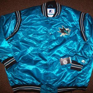 STARTER Fall 2018 New | Jackets & Coats | San Jose Sharks Starter Snap ...